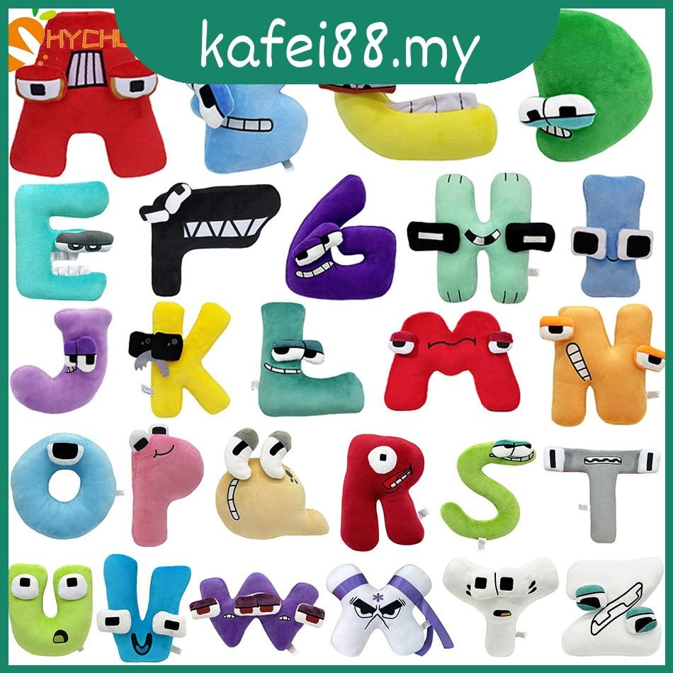 Hychumey 26 PCS Alphabet Plush Toy, Alphabets Alphabet Lore Stuffed Doll Preschool Educational ...