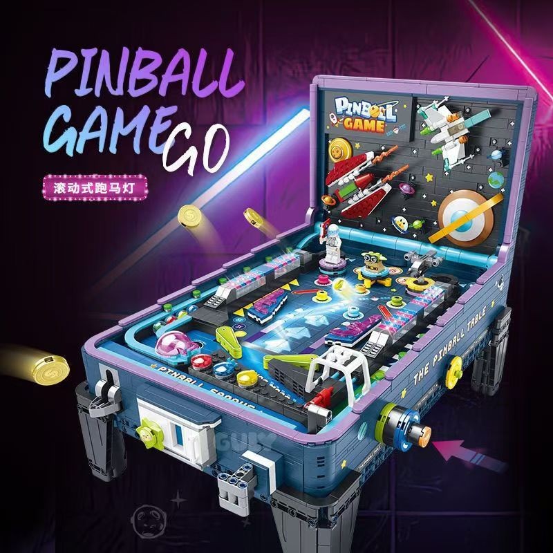 Pinball Game Machine Building Blocks 2309 Pcs GULY Technic Bricks Toy ...