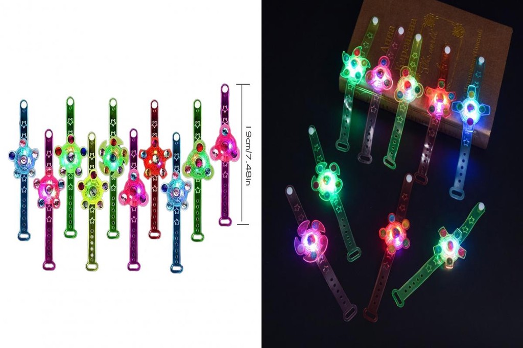 greensea| Light Up Gyro Watch Light-up Spinner Bracelet Colorful Led ...