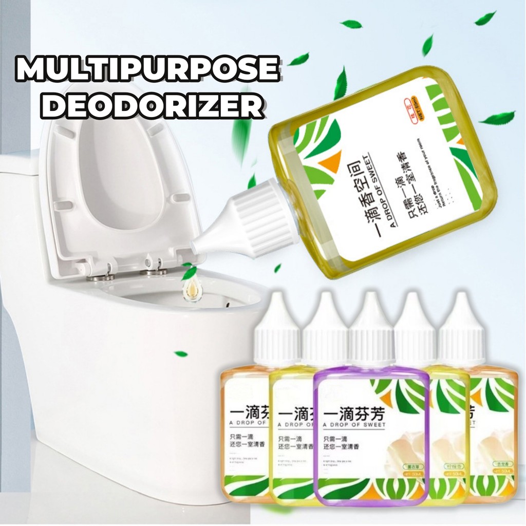 (50ml) A Drop of Sweet Multipurpose Toilet Fragrance Drop Remove Odor ...