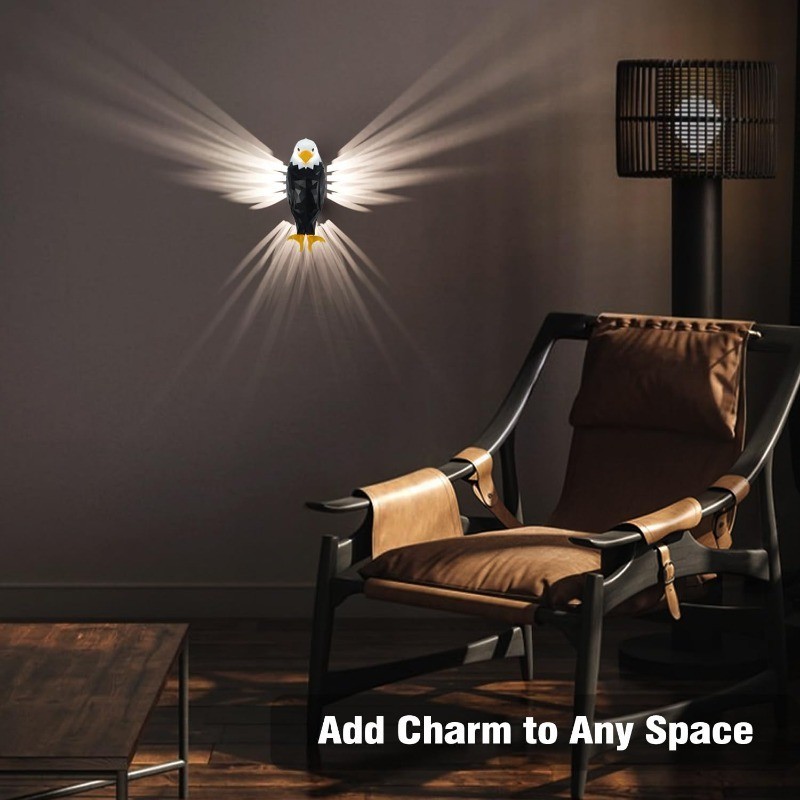 Xmas Christmas Owl Wall Light 3D Modern Creative Atmosphere Animal ...