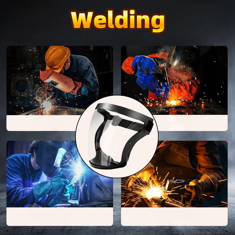 Safety Face Shield Goggle Anti-Fog/Sand/Kitchen Labour Pesticides ...