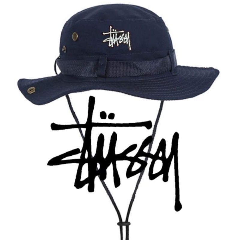 STUSSY BOONIE HAT ( WAWAY / BUCKET HAT ) HIGH QUALITY PATCH EMBROID ...