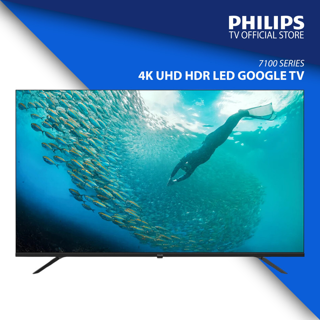Philips 43 50 55 65 Inch 4K UHD HDR Google TV 43PUT7129 50PUT7129 ...