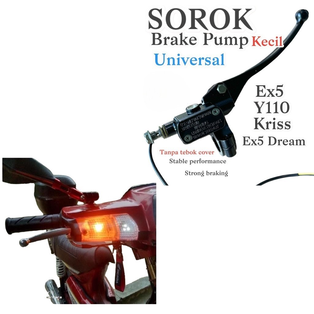MASTER BRAKE Pump Sorok EX5 DREAM KRISS MR1 Y100 PNP (SIGNAL/LAMPU ...
