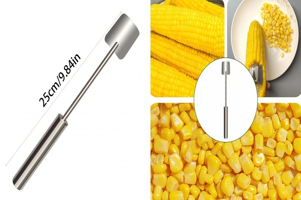MORE Corn Cob Stripper Tool Corn Kernel Remover Easy-to-use Stainless ...