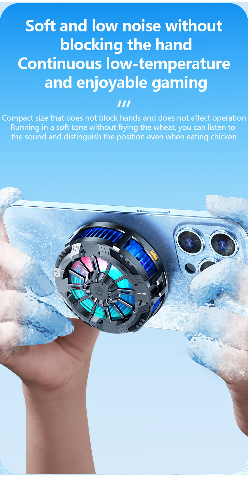 【Malaysia Stock】Semiconductor Portable Mobile Phone Cooler Mobile Phone ...