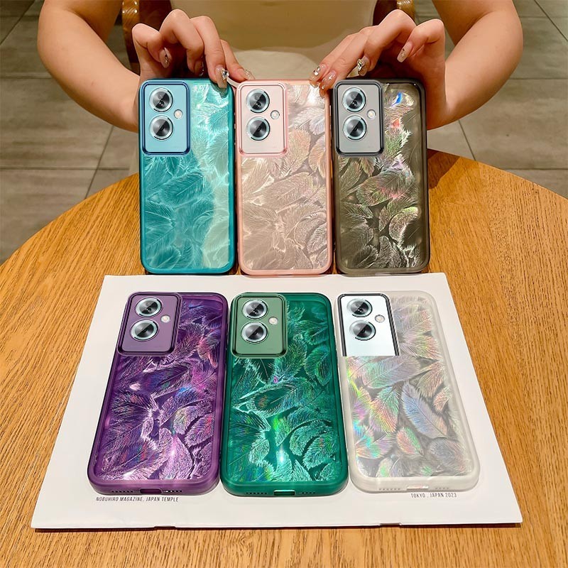 OPPO A3X Reno11 F A79 CPH2681 CPH2553 CPH2603 Cases Soft Glitter Plume ...