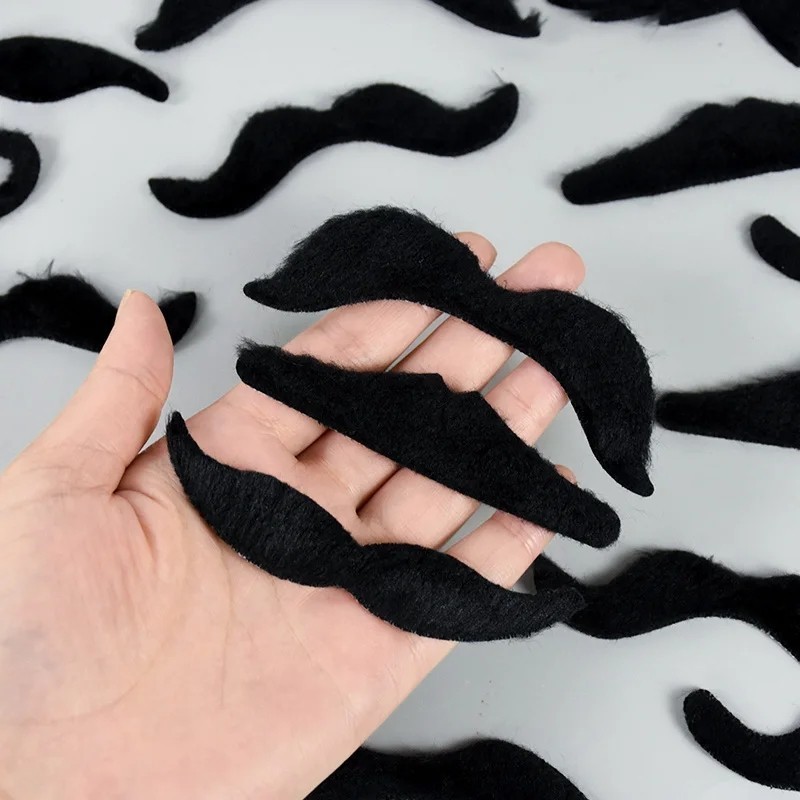 Funny Fake Mustache Sticker Pirate Party Decoration Halloween Cosplay ...