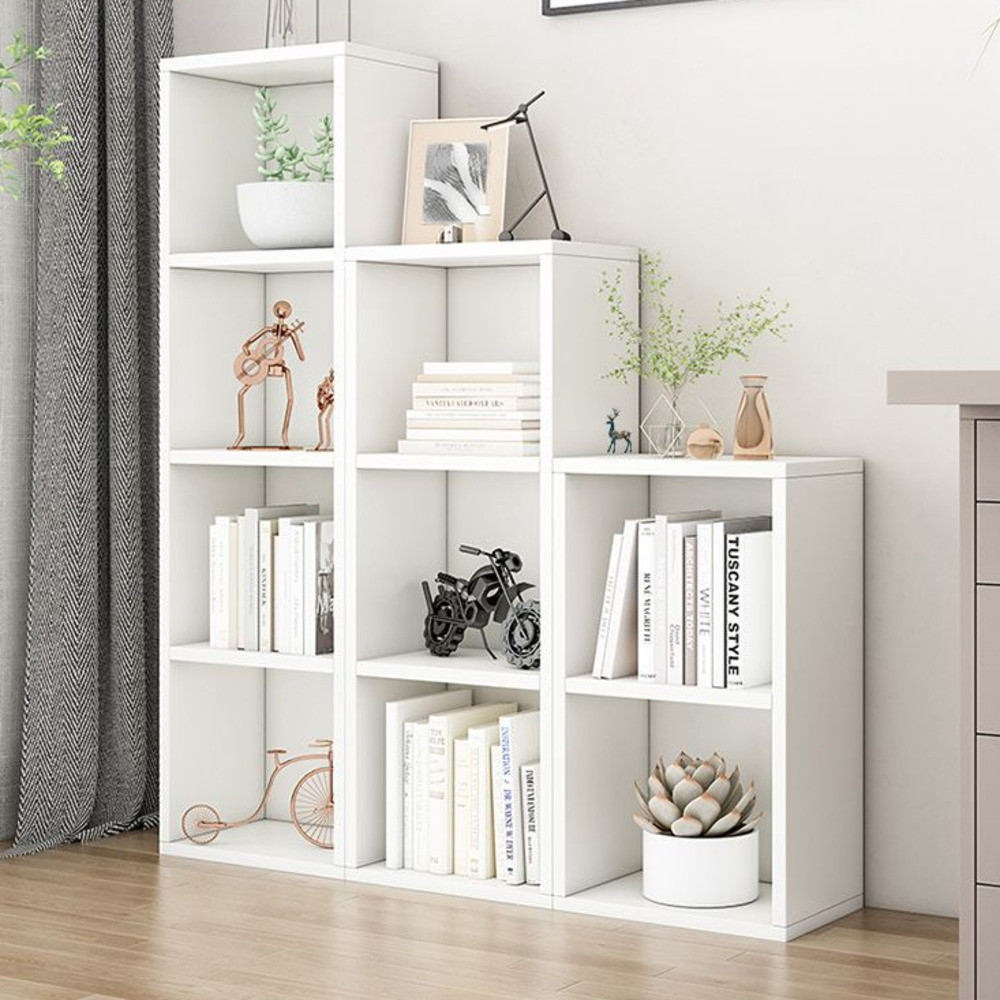 Spot goods】 Bookshelf Storage Shelf Floor To Ceiling Bookcase Storage ...