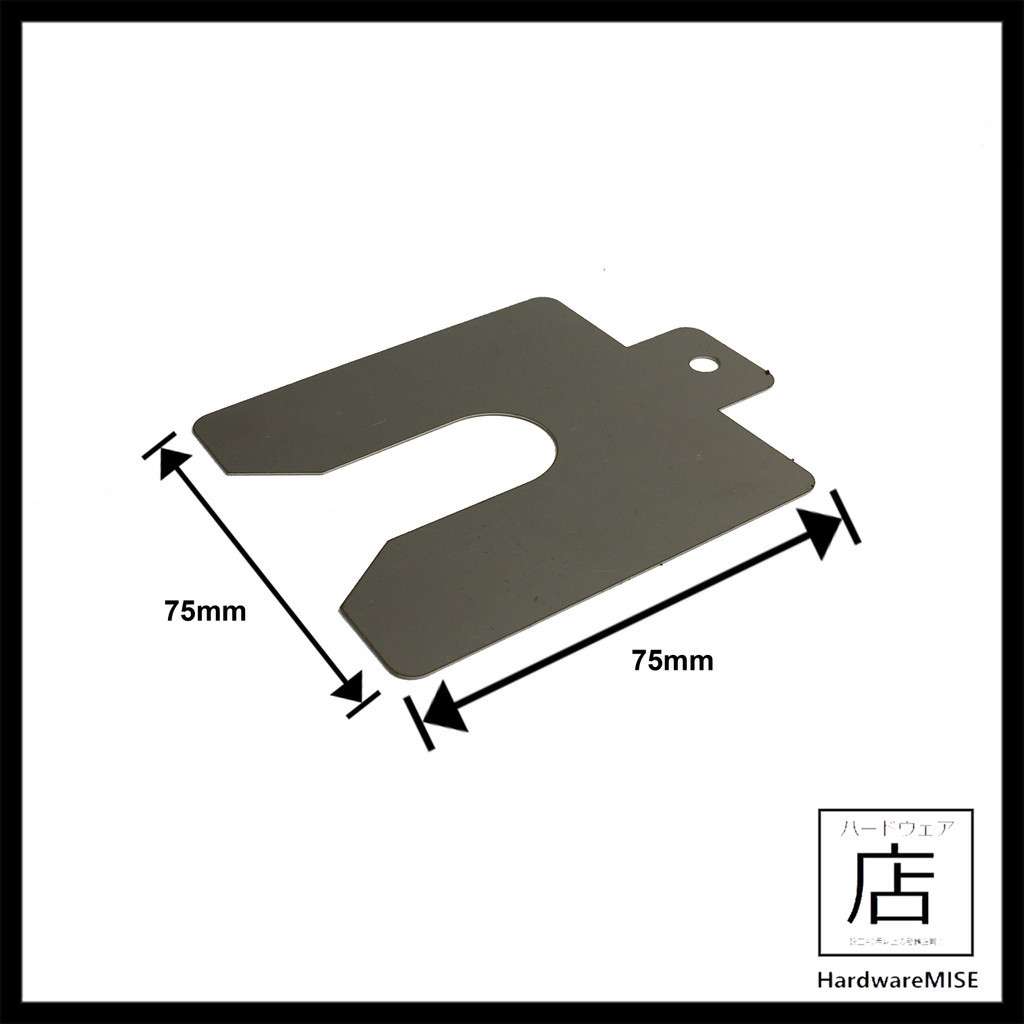 304 Stainless Steel Slotted Shim 3mm Pre-Cut Precision Shims Leveling ...