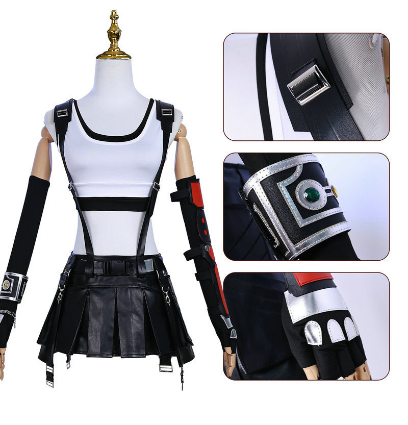 Final Fantasy VII Tifa Lockhart Cosplay Costume Game Anime Clothing ...