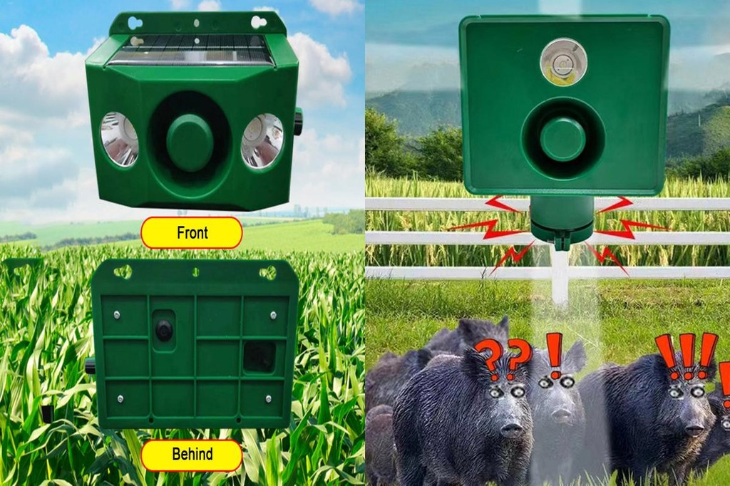 OPPO Versatile Mounting Repellent Lights Fence-mounted Repellent Lights ...