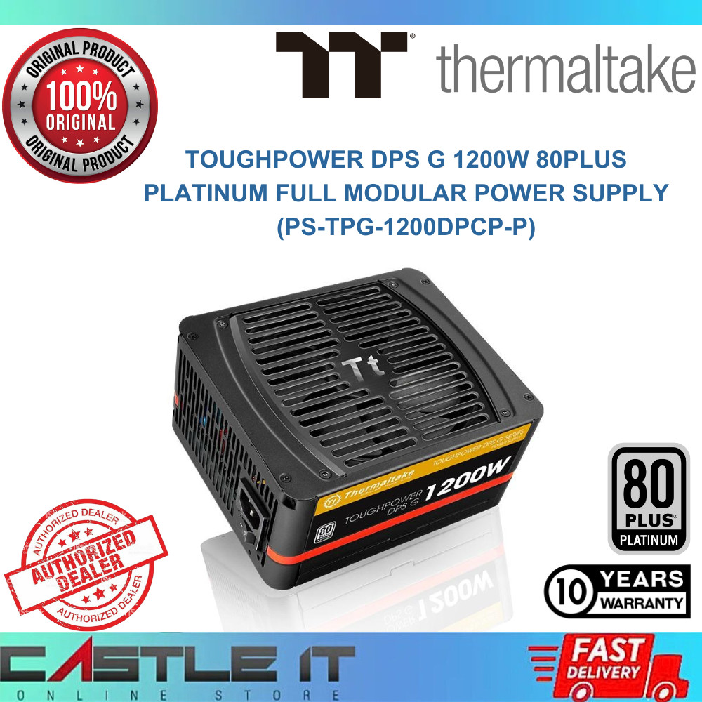 Thermaltake TOUGHPOWER DPS G 1200W 80PLUS Platinum Full Modular Power ...