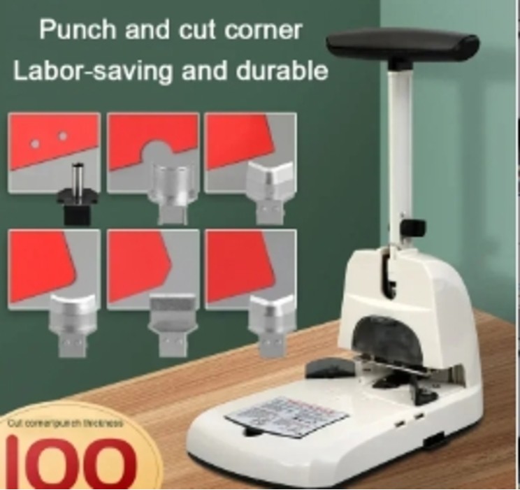 Round Semi-Circle, Punch, Paper Cutter, Cut Corners, PVC Business Cards ...