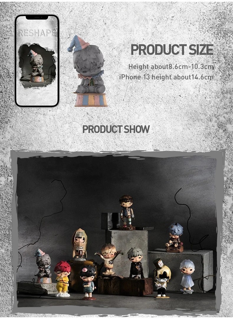 POP MART Hirono Reshape Series Blind Box Hidden Puppet Figure Toy ...