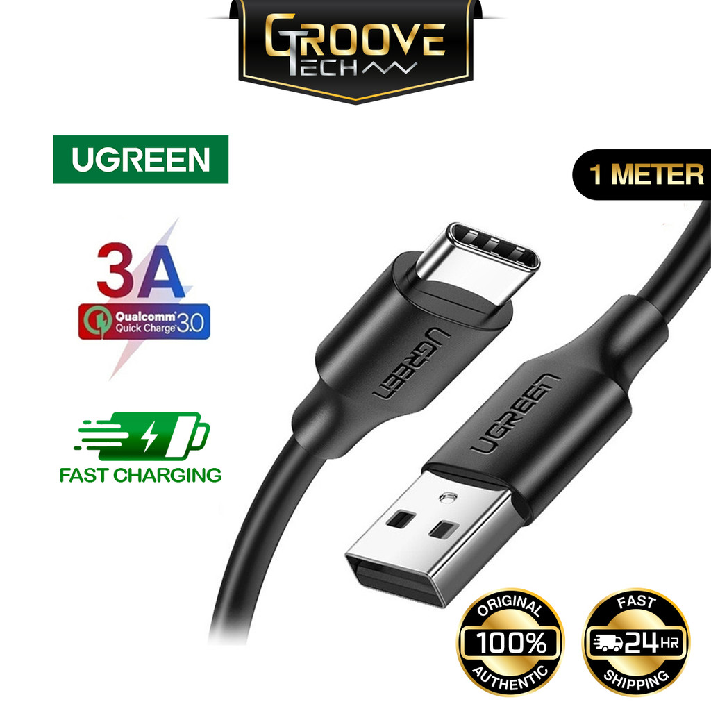 UGREEN USB A To Type C Cable 3A Qualcomm 3.0 QC Quick Charge Fast ...