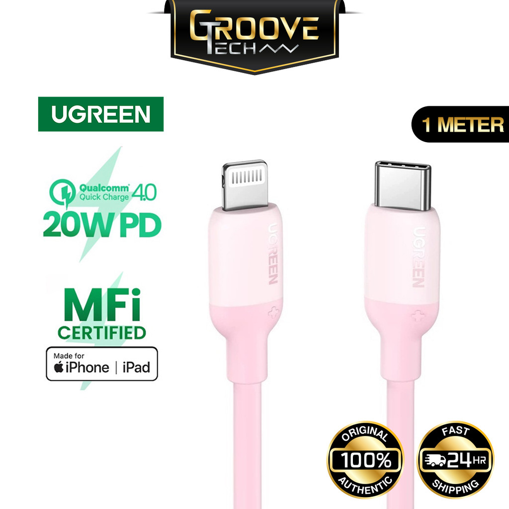 UGREEN USB C to Lightning Cable iPhone Lightning Cable MFi Certified PD ...
