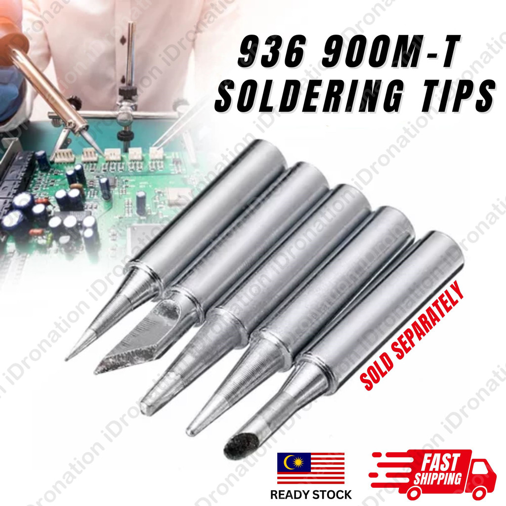 Soldering Tips 900M-T 936 Gun Rework Station Solder Iron Replacement Replaceable Header Head ...