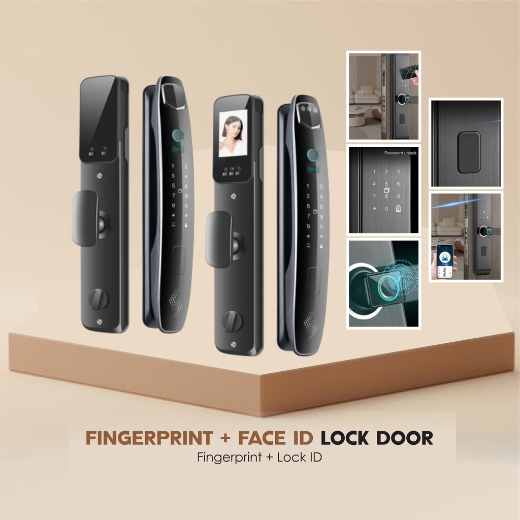 BSU Door Lock Safety Security Digital Smart WIFI Unlock Digital ...