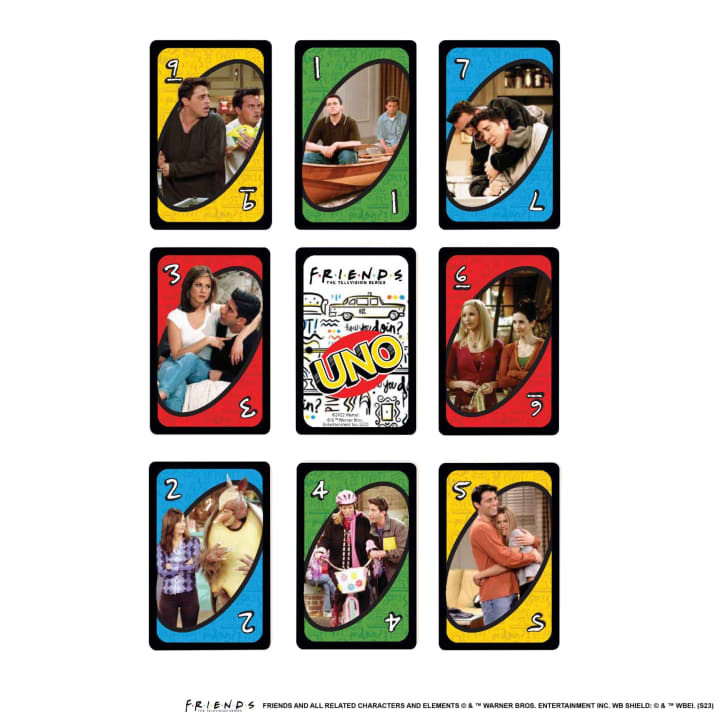 UNO Friends Card Game For Family, Adult & Party Nights, Collectible ...