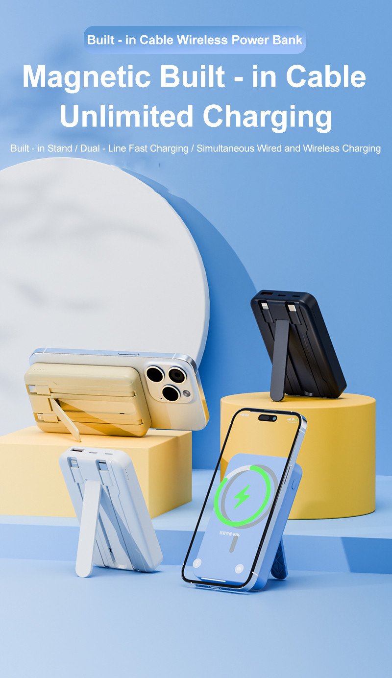 【Spot &3C Certification 】5 in 1 Magnetic 3C Powerbank 20000mAh Wireless ...