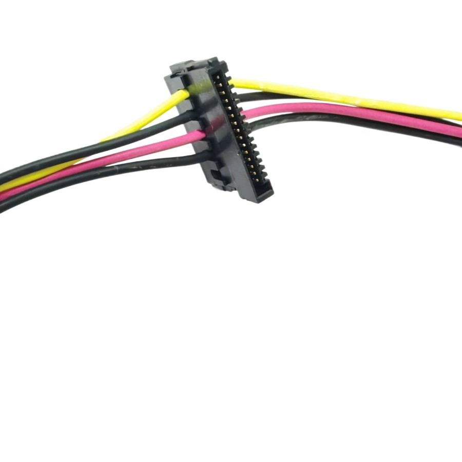11mm 6Pin To 2-Port 15Pin SATA HDD SSD 6P Optical Drive CD/DVD ROM ...