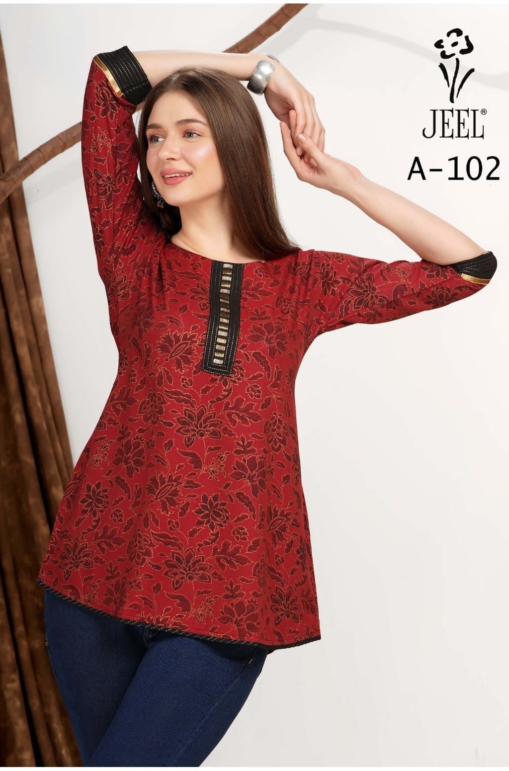 JEEL Modern Kurtis for Casual and Office Wear Tops Only A Series ...