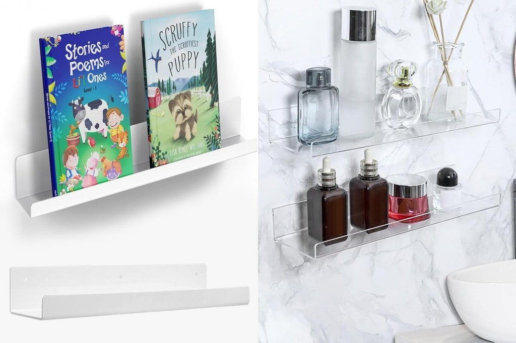 (VIP) Durable Floating Shelf Premium Acrylic Floating Shelf for Home ...