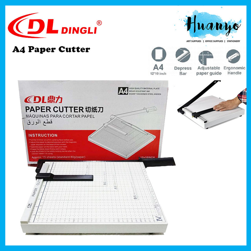 Ding Li Paper Cutter / Trimmer A4 (12 X 10 Inch) DL829-4 | Shopee Malaysia