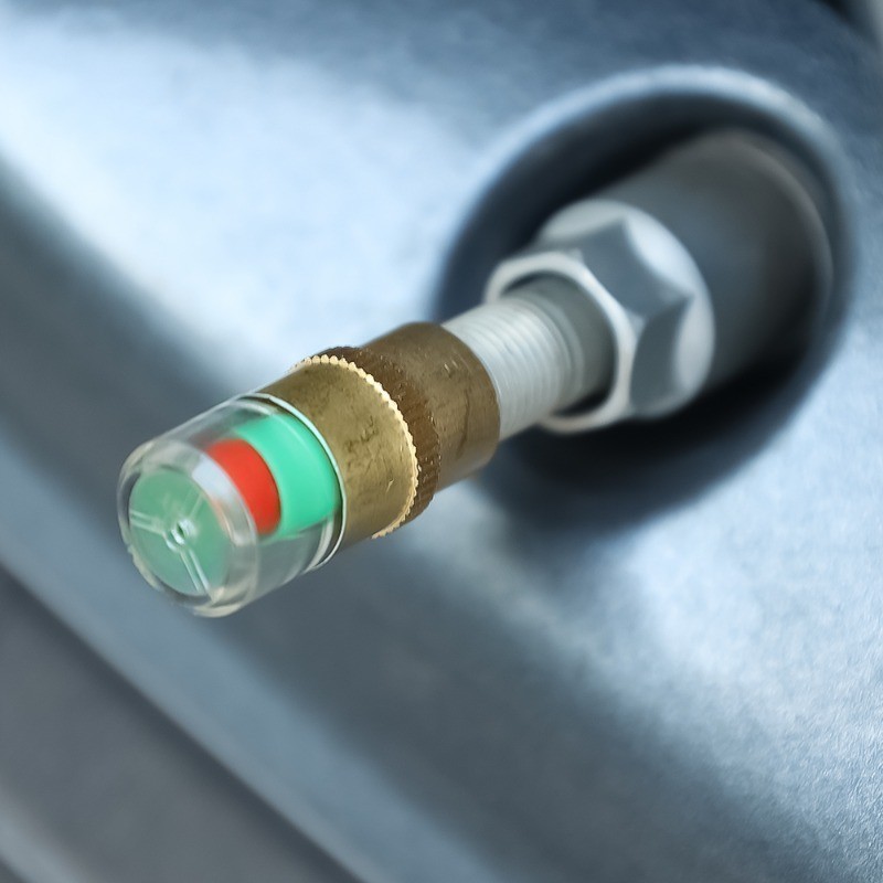 2/4/8Pcs Car Tire Pressure Indicator - Monitoring Alarm Valve Cap ...