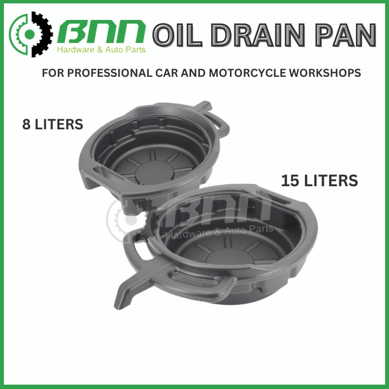 [BNN] Oil Drain Pan Waste Drip pan Heavy Duty Car Engine Oil Tray (8L ...