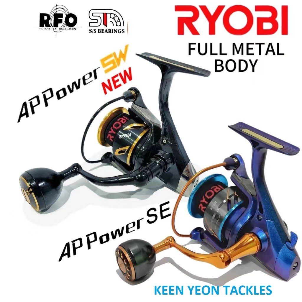 RYOBI AP POWER SE SW & SW SPINNING REEL | Shopee Malaysia