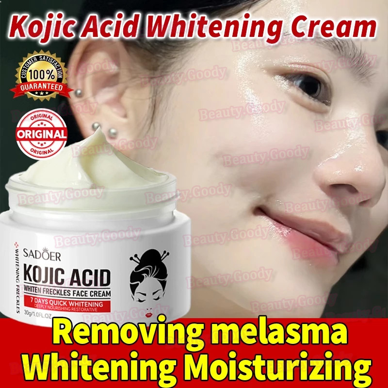 Melasma Cream Kojic Acid Whitening Freckle Cream Moisturizing Pekas ...