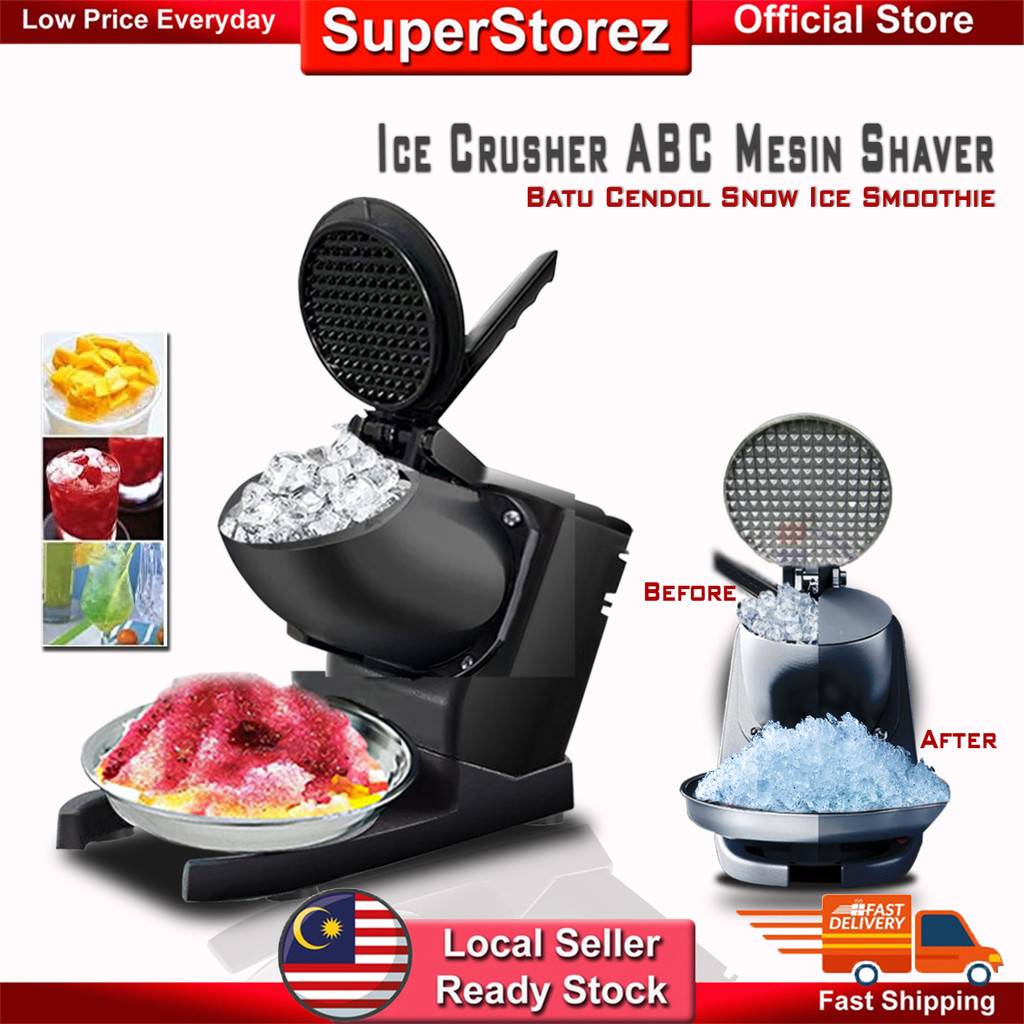 Superstorez Ice Crusher Machine ABC Mesin Ice Shaver Mesin Ice Batu ...
