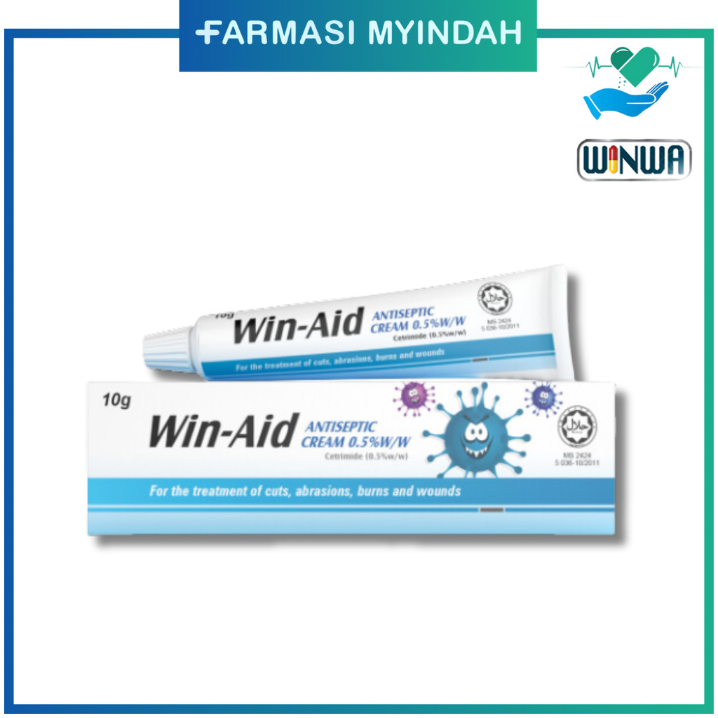 Win-Aid Antiseptic Cream 10g | Shopee Malaysia