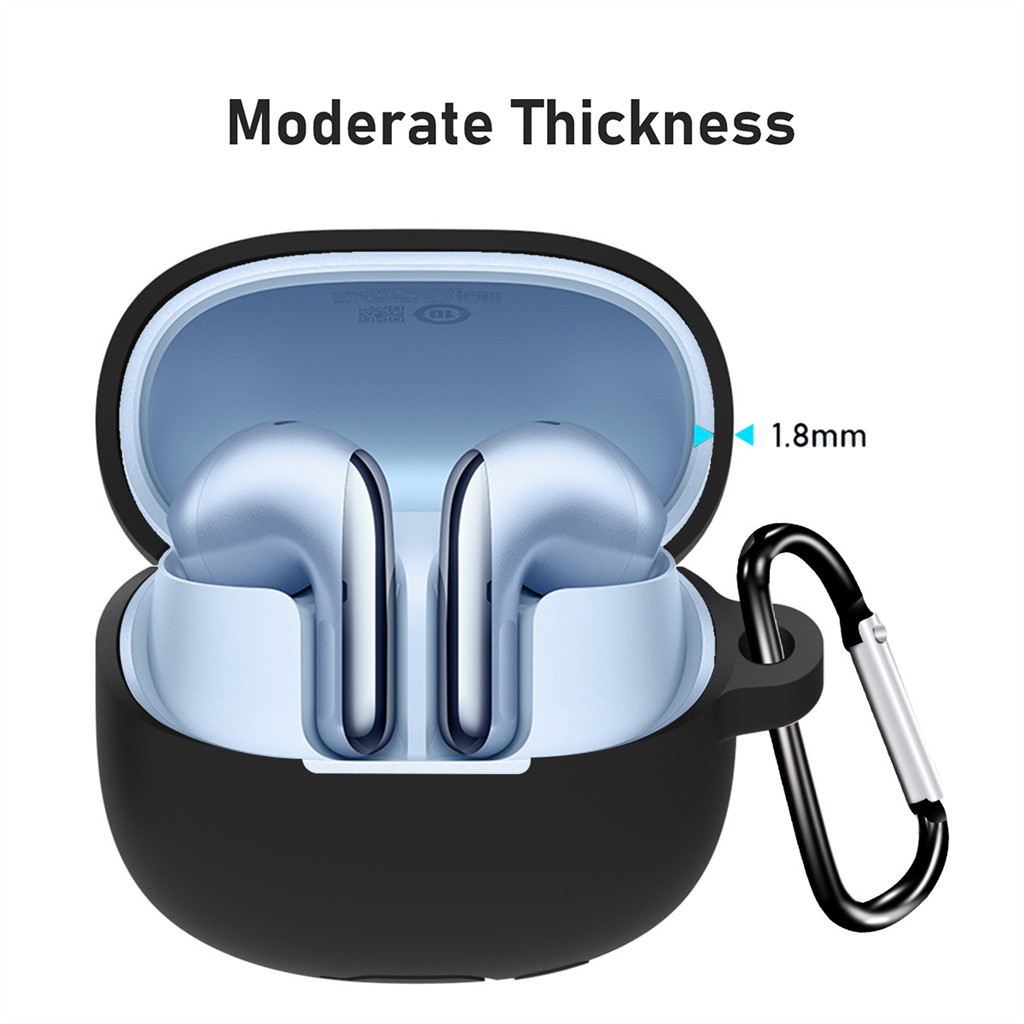 Silicone Earphones Case For XiaoMi Buds 5 Wireless Earbud Cover ...