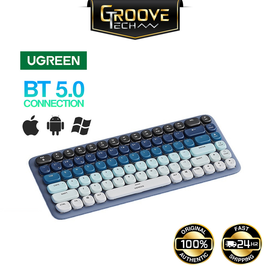 UGREEN Mechanical Bluetooth Keyboard Brown Switch Gaming Keyboard ...