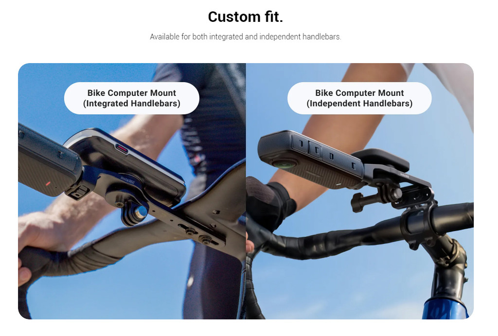 Insta360 Bike Computer Mount (Integrated/Independent Handlebars ...