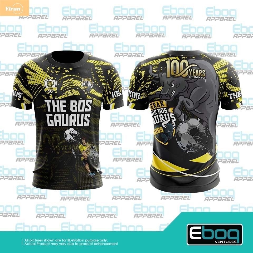 Limited Edition Tshirt 100 years Perak FA Sublimation / The Bos Gaurus ...