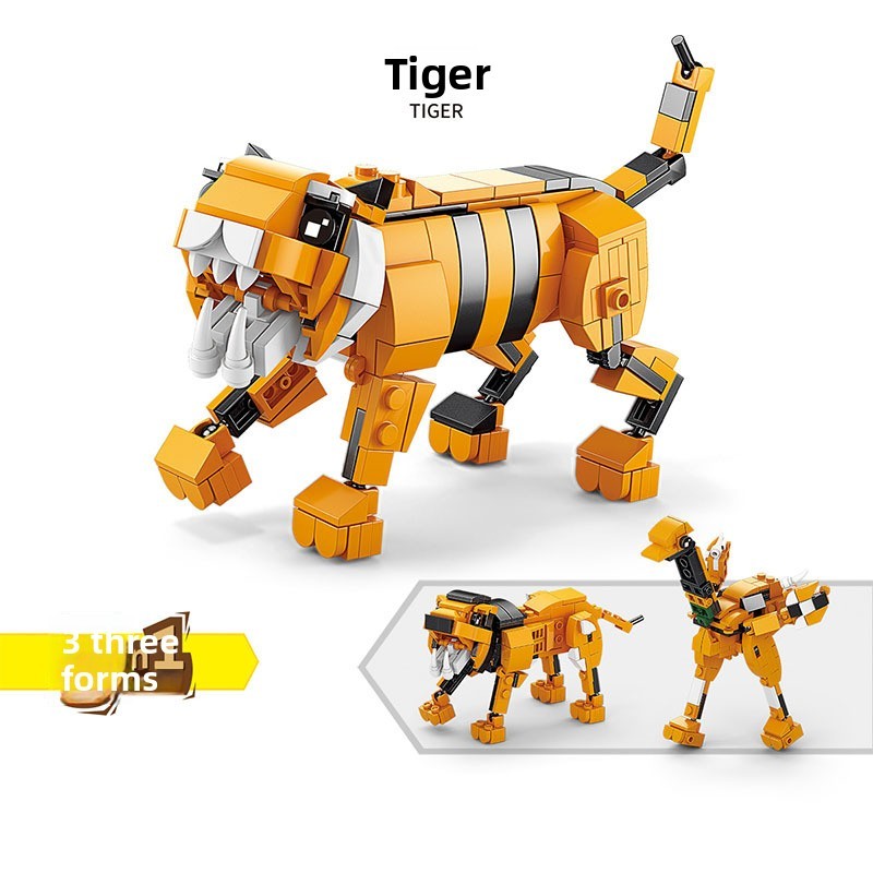 Tiger Creator Crocodile Building Blocks Kit With 194 Pieces For ...