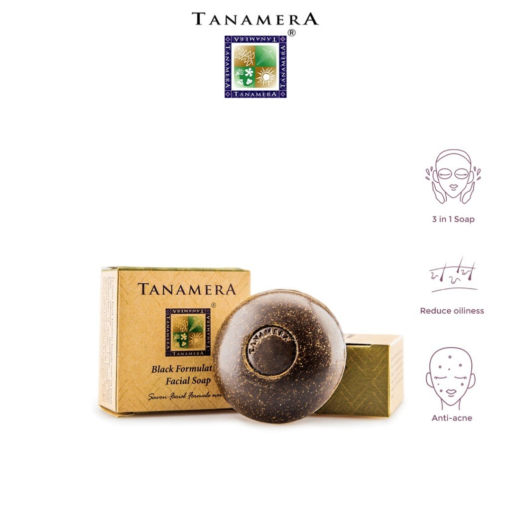 Tanamera Black Formulation Facial Soap 60g | Shopee Malaysia