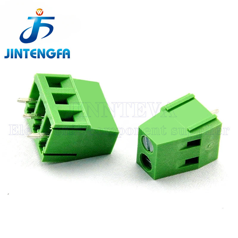 10Pcs KF128 2Pin 3Pin 2.54 3.81 5.0 7.5mm Spacing Terminal Block Splice Terminal Screw Type PCB ...