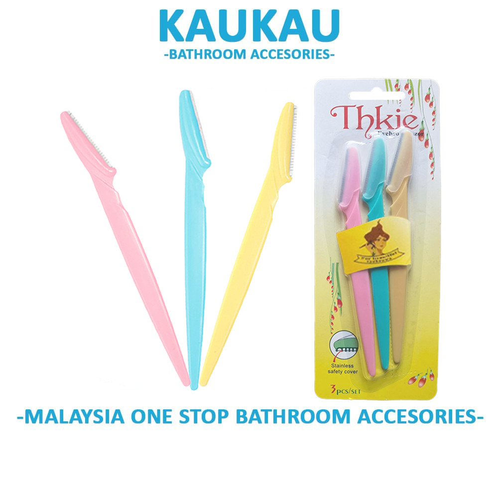 KAUKAU Makeup Eyebrow Lady Eyebrow Trimmer Blade Shaver Foldable ...