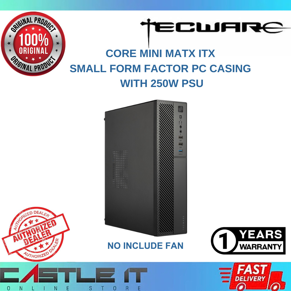 Tecware CORE MINI MATX ITX Mini Case PC Casing SFF Small Form Factor ...