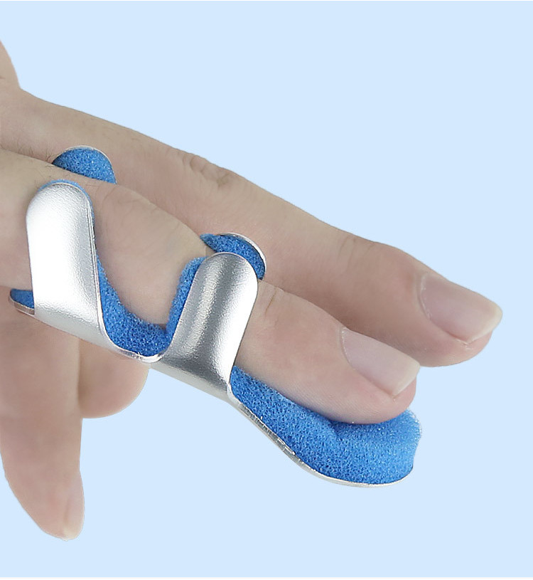 Medical Finger Splint Brace Frog Phalanx Posture Corrector Aluminium ...