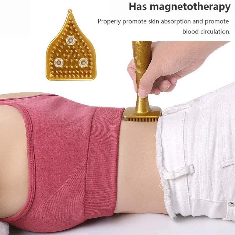 Magnetic Therapy Meridian Brush - Body Massager - Shoulder Neck Open ...