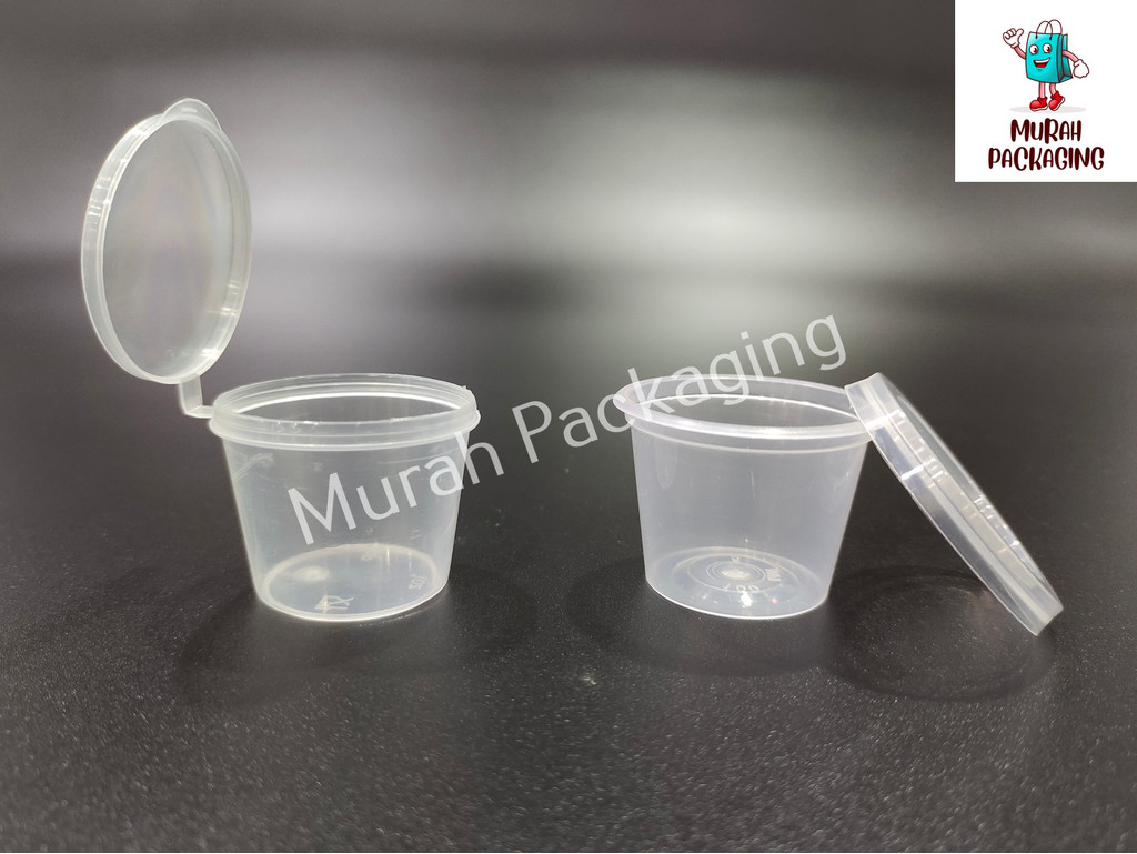 1oz Round Disposable Plastic Food Container (100pcs±) / Sampling Cup ...