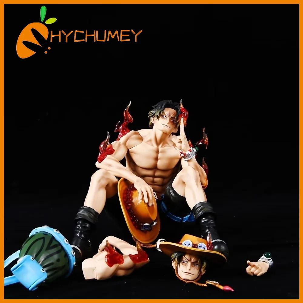 Premium Quality Pirate Ace Sitting Pose Pvc Figure Deluxe Double Headed ...