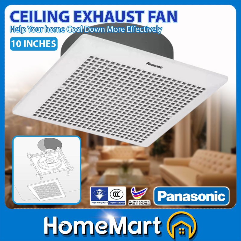 PANASONIC Ceiling Mount Ventilating Fan FV-25TGU3 10IN 25CM Condenser ...